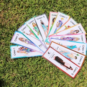 Percy Jackson Cabin Bookmarks/ If You Love Percy Jackson This is a Must ...