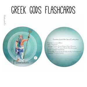 Greek Gods Silver Bundle/ Coloring Pages, Flashcards, Paperdolls ...