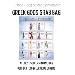 Greek Gods Poster, 14 Greek Gods and Goddesses Included/a3, A4 Size ...