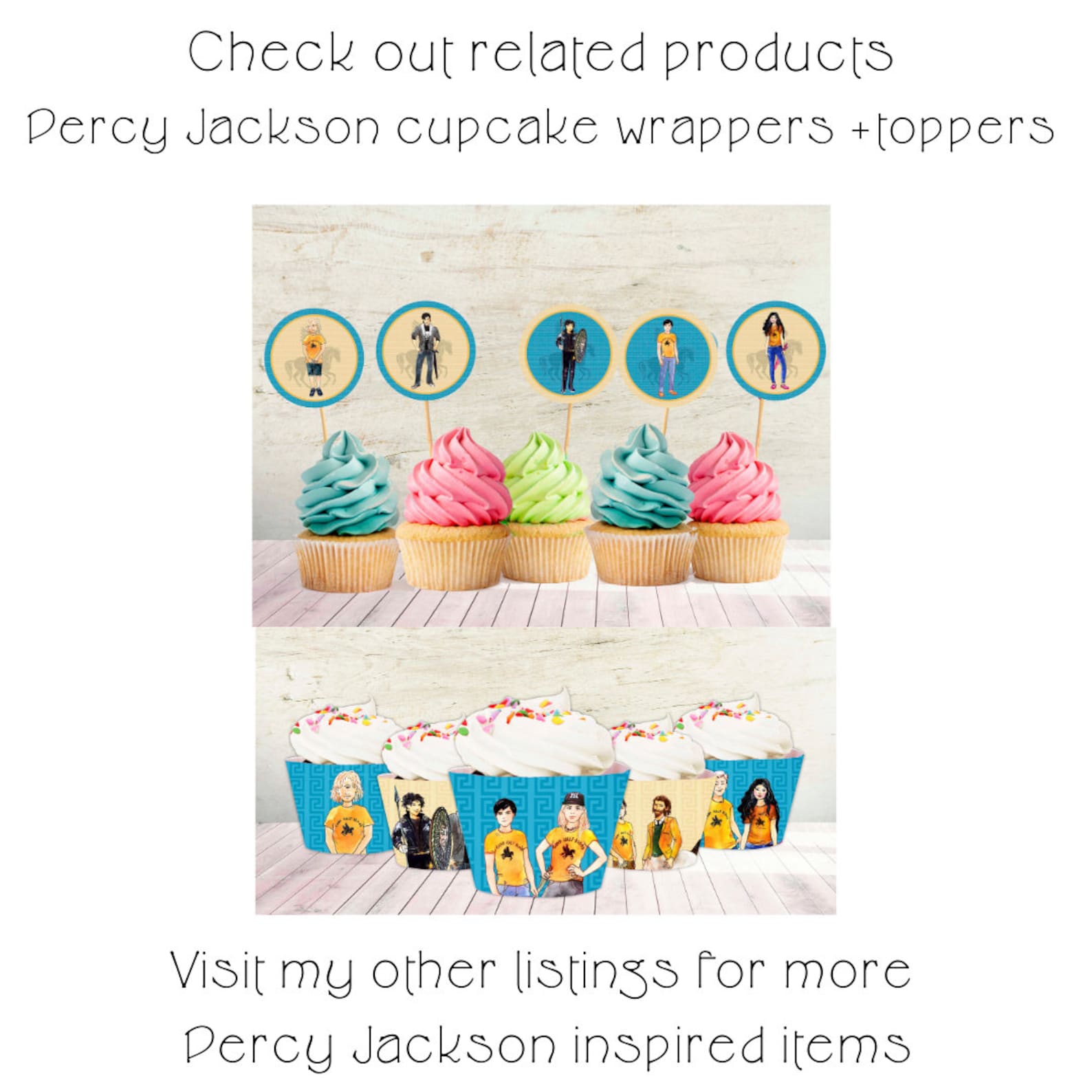 Percy Jackson Happy Birthday Banner/instant Download/perfect - Etsy