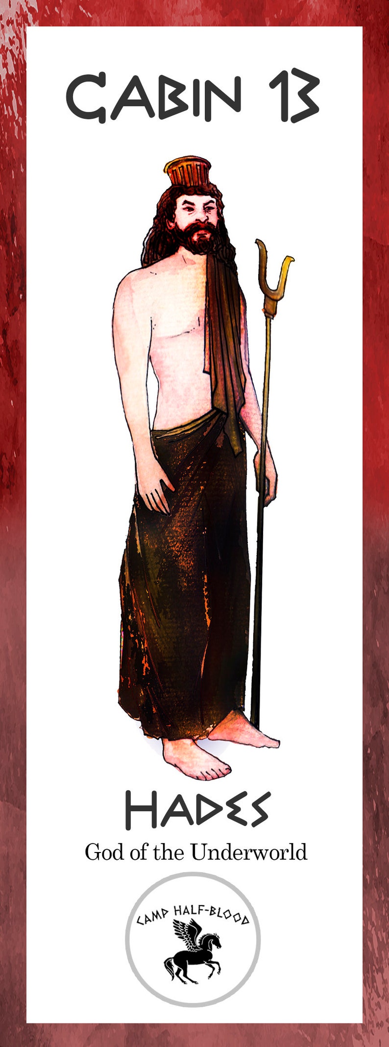 Percy Jackson Camp Half Blood Cabin Bookmarks/instant - Etsy