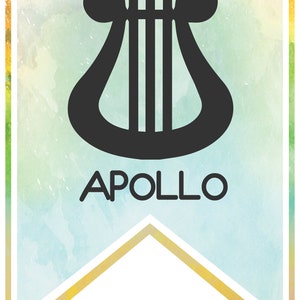 Greek Gods Symbols Banner/percy Jackson Inspired.perfect Banner If You ...