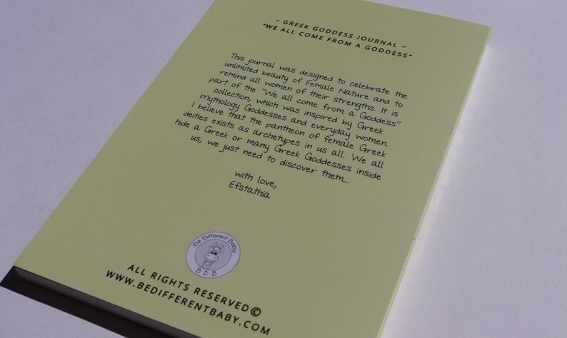 Greek Goddess Journal Gold Foil Artemis Journal A5 Greek | Etsy
