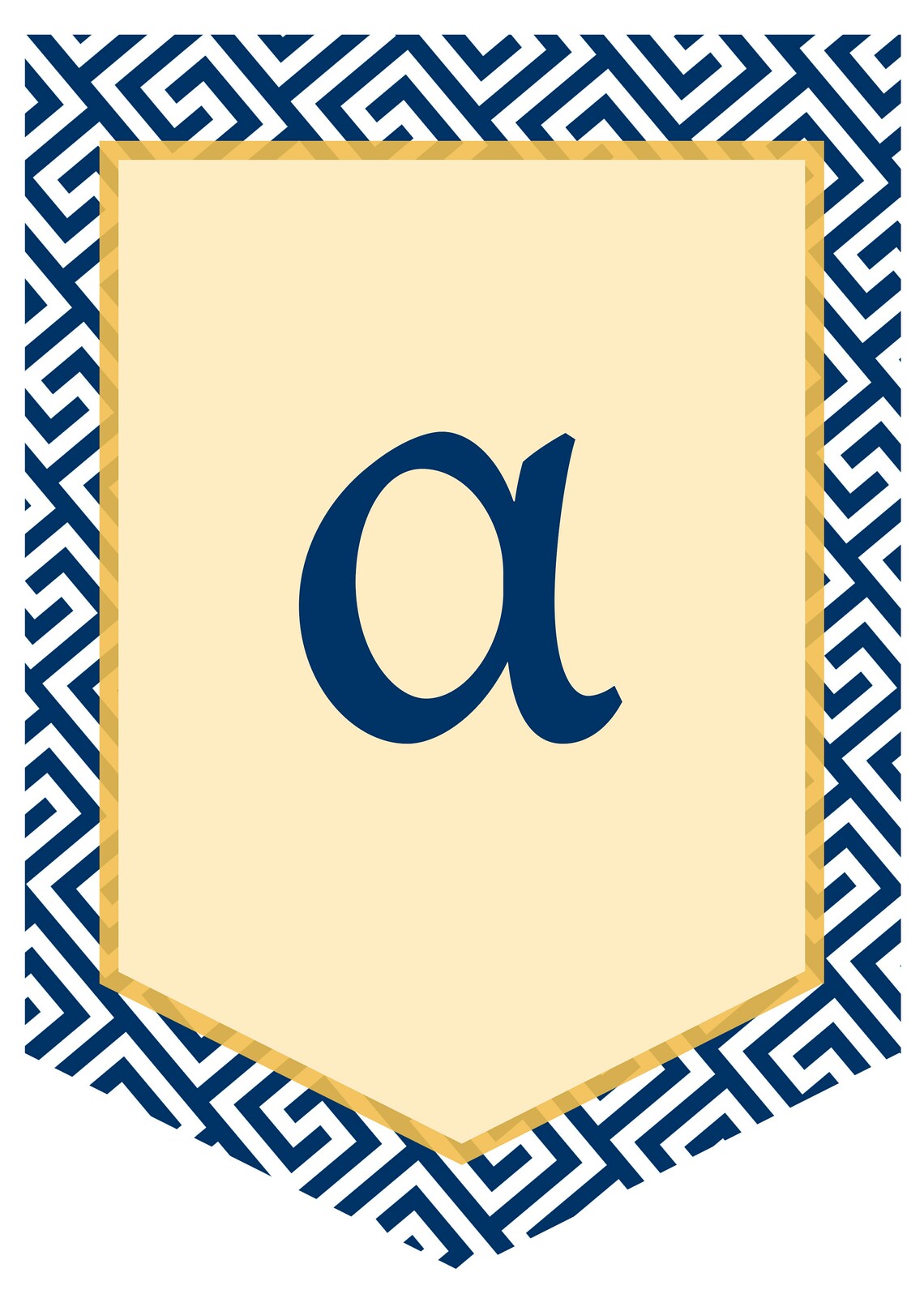 Greek Alphabet Banner/greek Alphabet Print/ 24 Greek Letters | Etsy