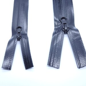 YKK 5 Aquaguard Water-resistant Shiny Black Zipper Zipper - Etsy Canada