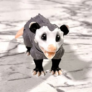Opossum 3D Print Natural Fidget Articulating Toy - Etsy
