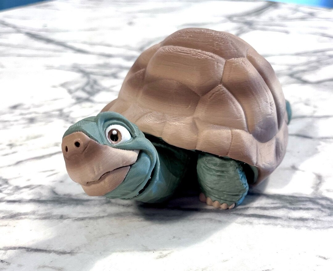 Tortoise Turtle 3D Printed Articulating Fidget Toy - Etsy