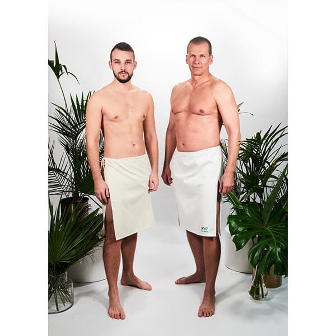 Sauna Set Large Towel 100×150 600gr and Yeye Kilt - Etsy
