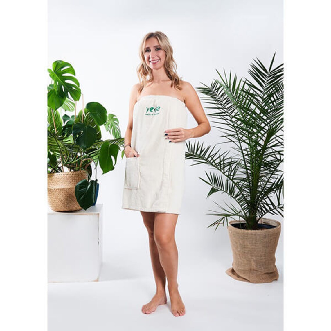 PAREO Ecru, Wellness Clothes, Wellness Sauna Accessories, Pareo Natural ...