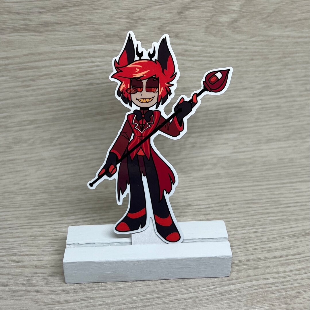 Hel-lo Waterproof Alastor Hazbin Hotel Sticker - Etsy