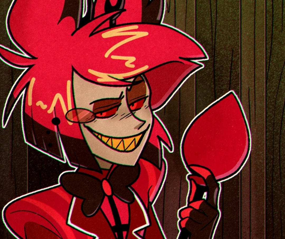 DAD Sticker Alastor Hazbin Hotel Waterproof - Etsy