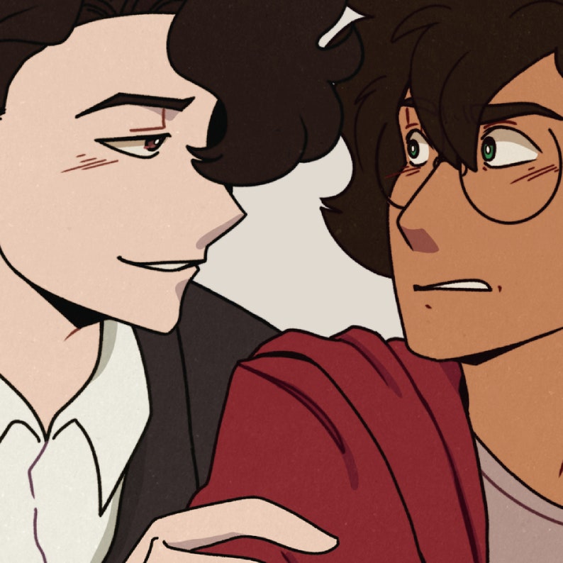 Tomarry | Print | Waterproof | Dark Magic | Fanart | Wizard | Flirty - Etsy