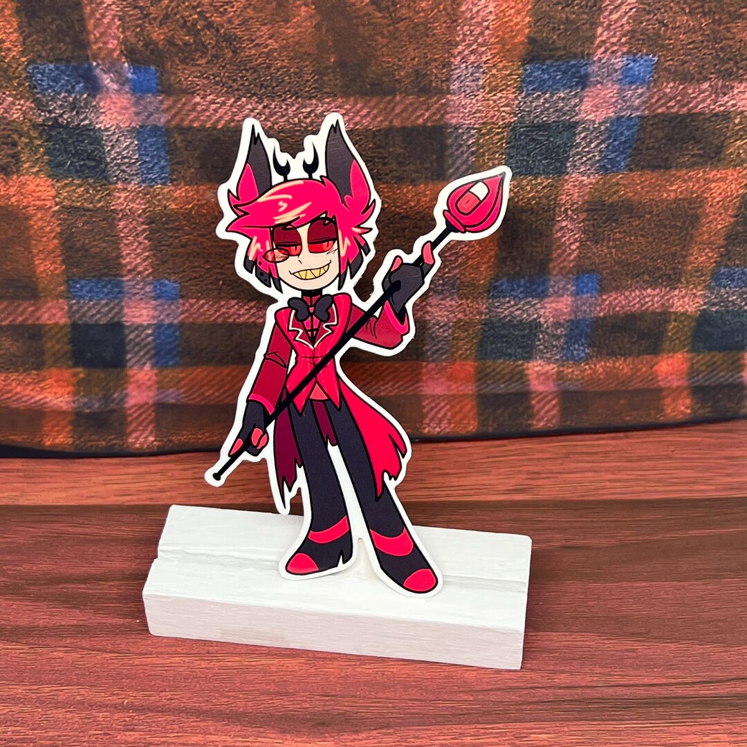 Hel-lo | Waterproof | Alastor | Hazbin Hotel | Sticker - Etsy