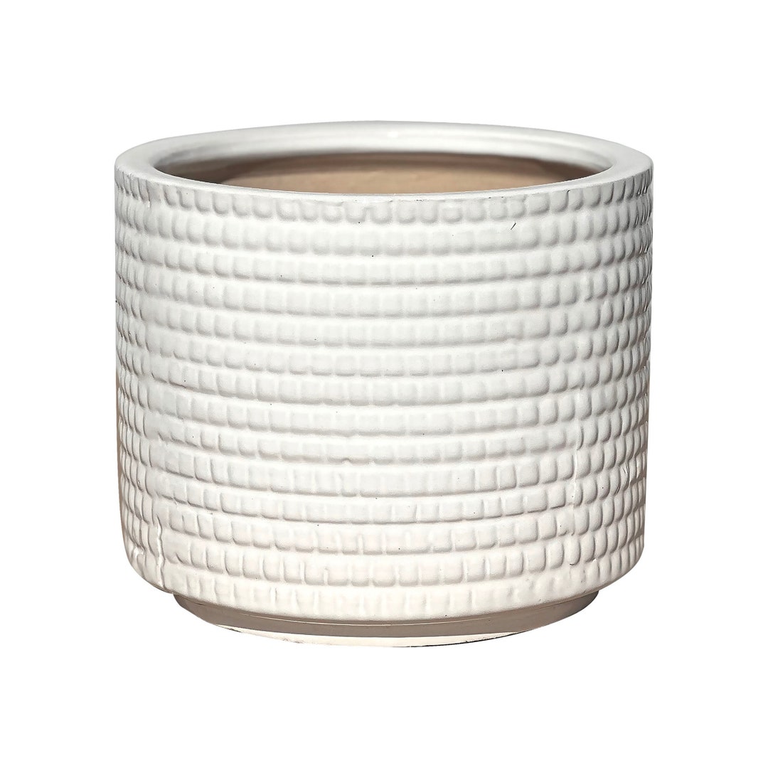 Ceramic Pots for Plants Modern Ceramic Pot Planter Cylinder - Etsy