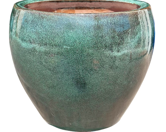 Contemporary Large Ceramic Planter Indoor & Outdoor Pots for Plants ...