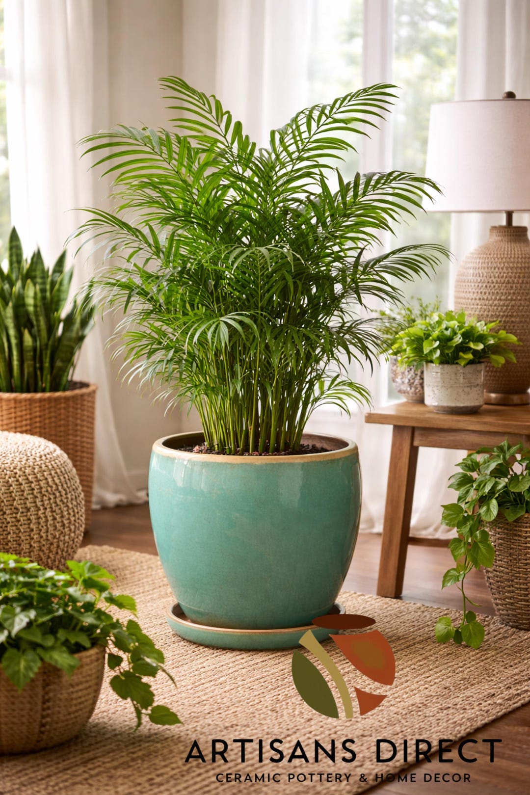 Contemporary Large Ceramic Planter - Indoor Outdoor Pots | Speckled ...