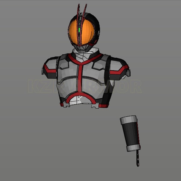 Kamen Rider Geats Boost MK9 Cosplay Foam Template - Etsy