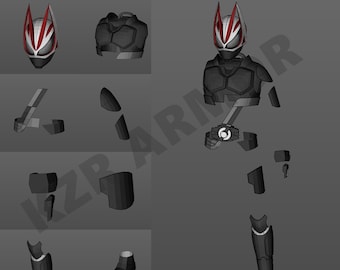 Geats Buster QB9 (blade Mode) Pattern DIY Template EVA Foam Blueprint ...