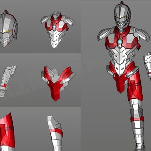 Ultraman Shinjiro Anime Cosplay Foam Pattern - Etsy