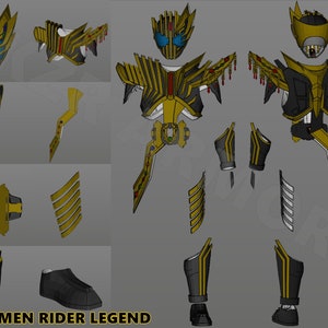 Kamen Rider Legend Cosplay EVAFOAM Template - Etsy
