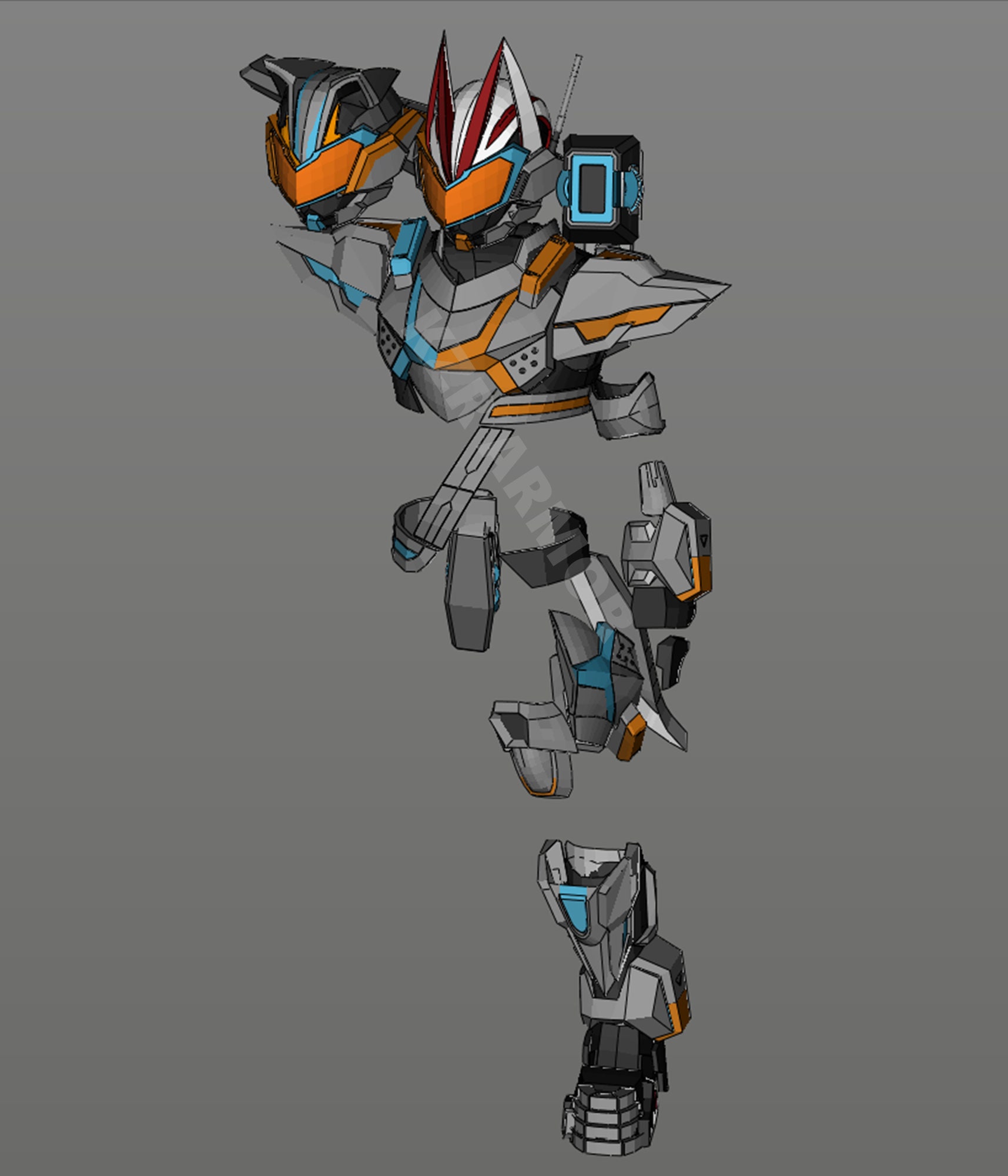 Kamen Rider Geats Tycoon Command - Foam Template - Etsy