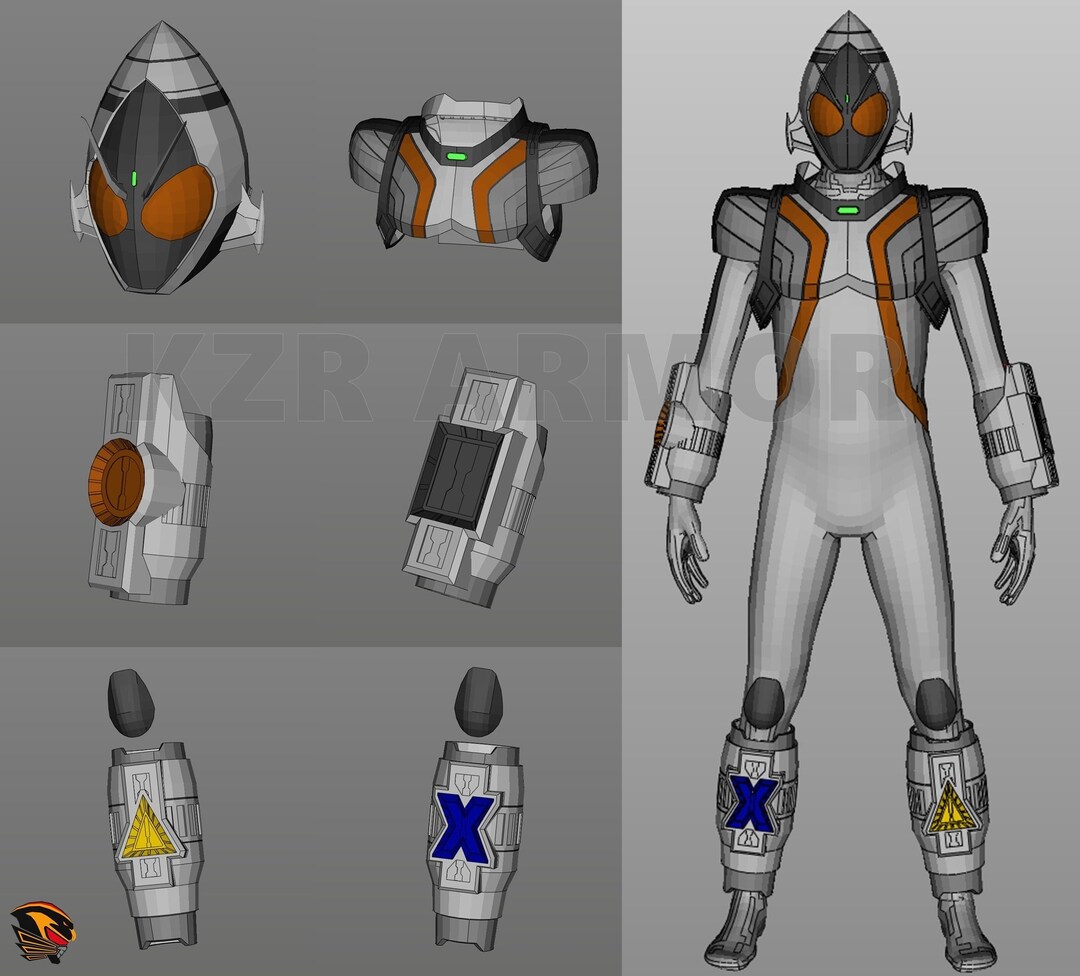 Kamen Rider Fourze Cosplay EVAFOAM Template - Etsy