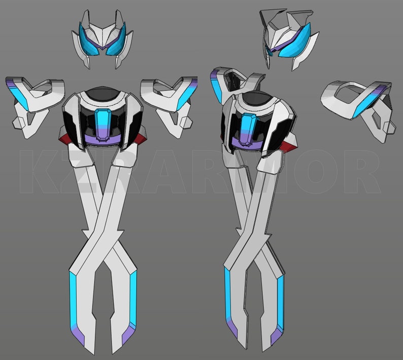 Kamen Rider Geats Boost MKII & Addons Laser Cosplay Foam Pattern - Etsy