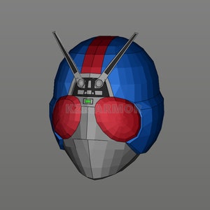 Kamen Rider BIO Cosplay EVAFOAM Template - Etsy
