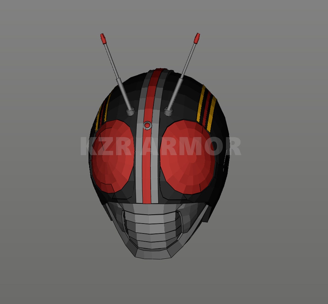 Kamen Rider Showa Helm Pack Cosplay Foam Template - Etsy