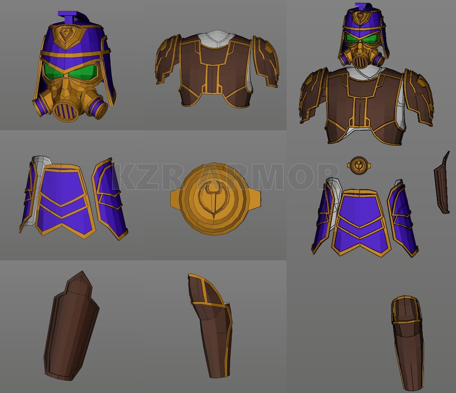 Arcane Enforcers LOL Cosplay Evafoam Template - Etsy UK