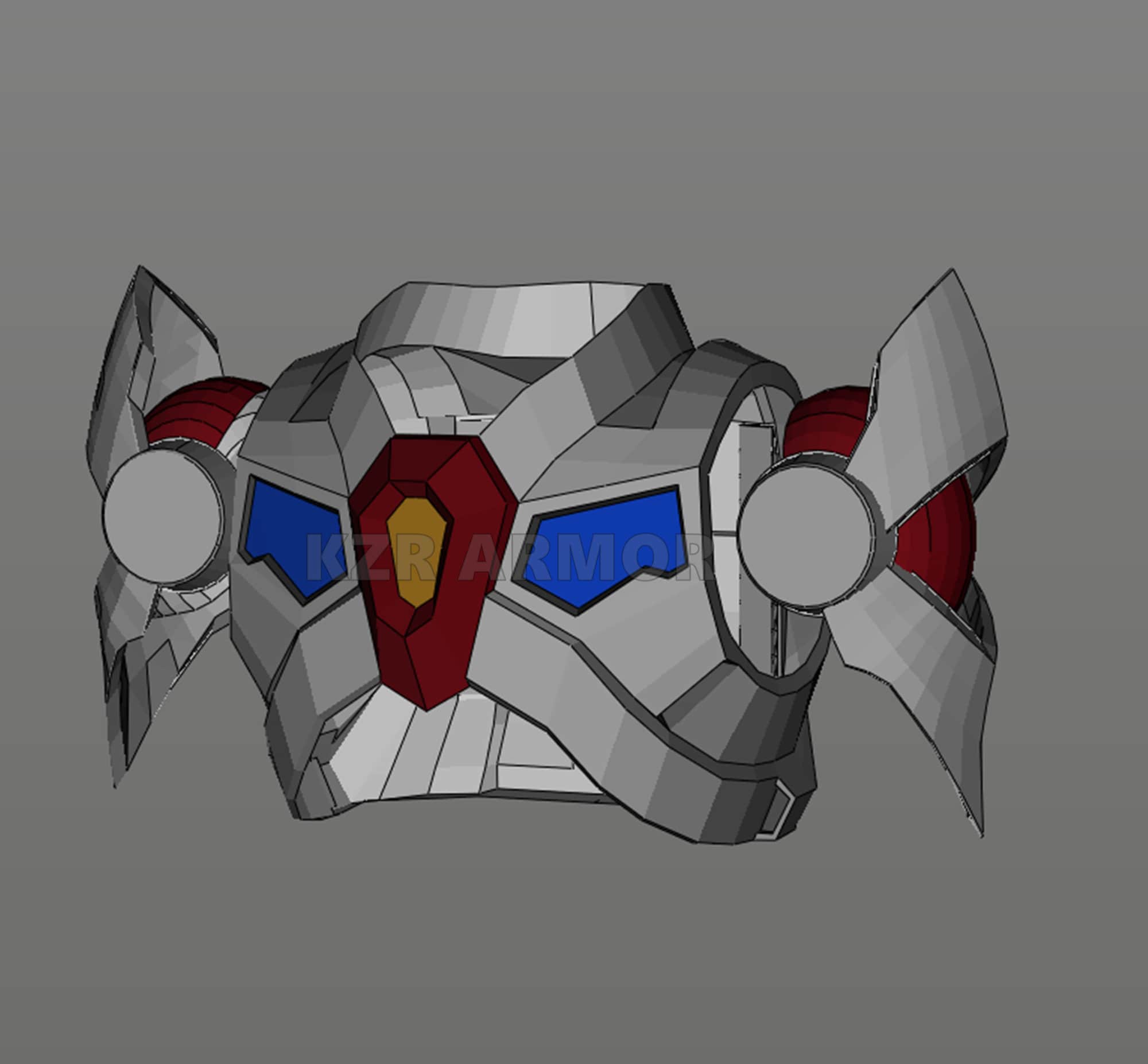 DIY Denkou Choujin Gridman Cosplay EVAFOAM Template - Etsy