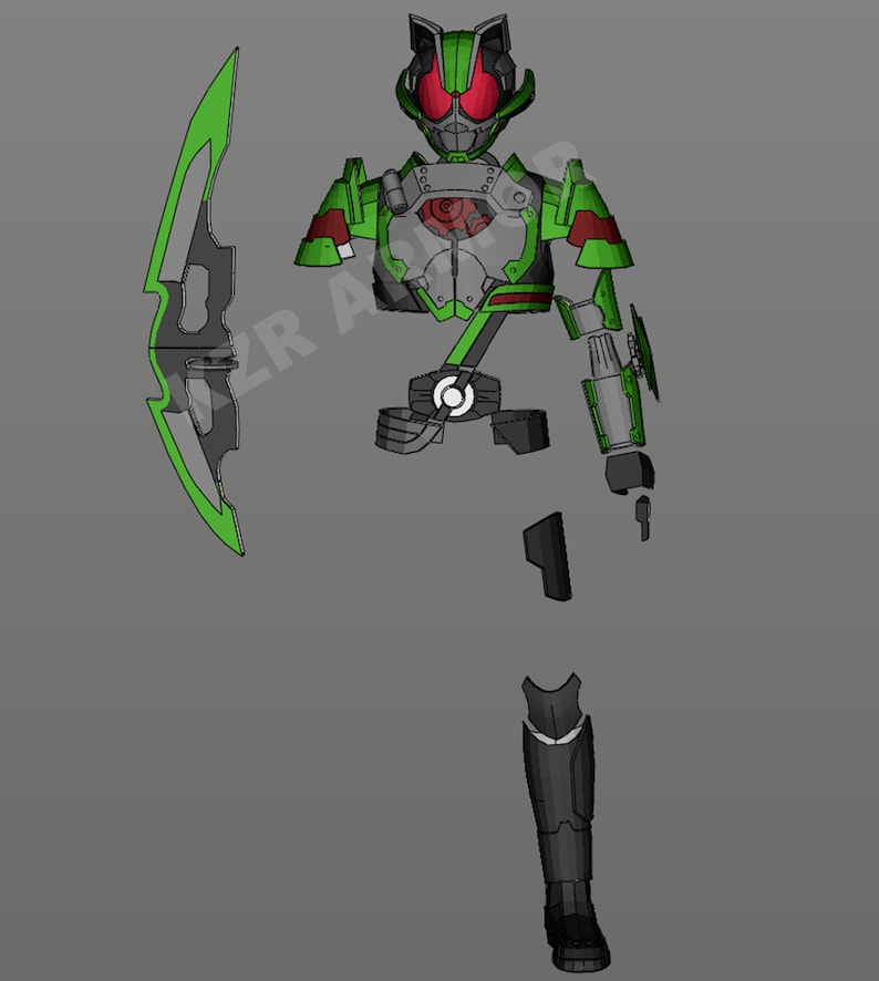 Kamen Rider Tycoon Ninja- Foam Template - Etsy