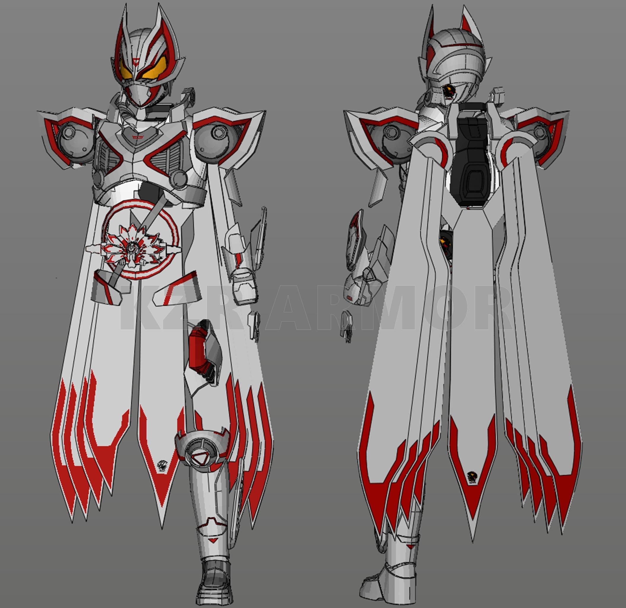 Kamen Rider Geats Boost MK9 Cosplay Foam Template - Etsy