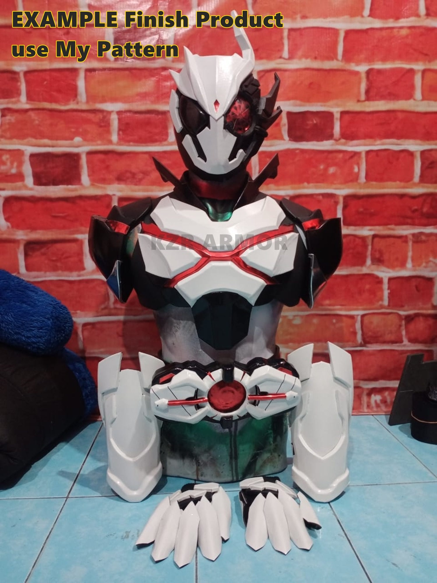 Kamen Rider Ark One Pepakura Template EVAFOAM - Etsy