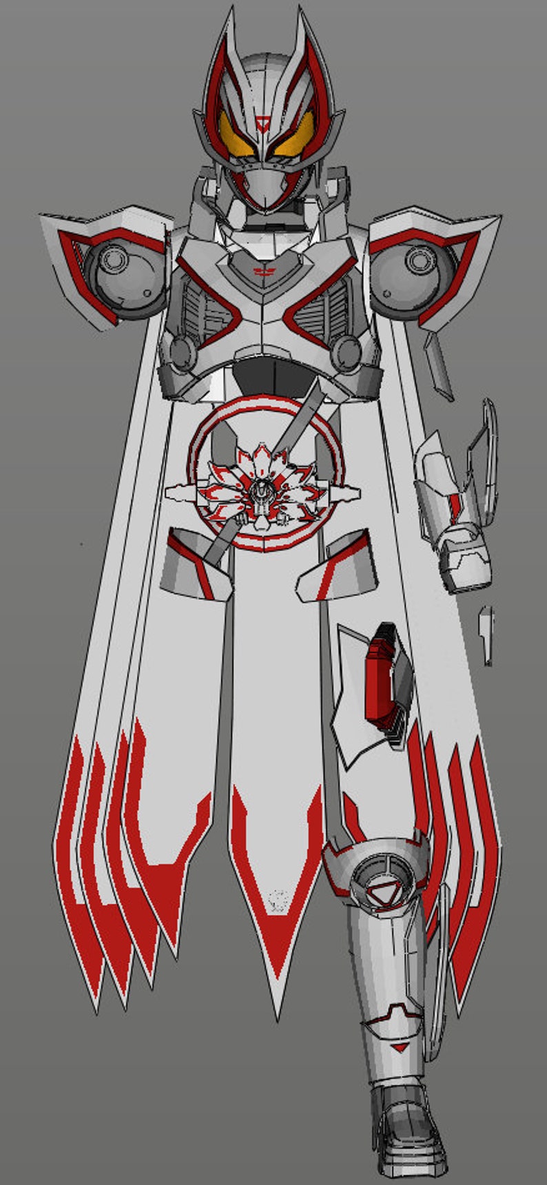 Kamen Rider Geats Boost MK9 Cosplay Foam Template - Etsy