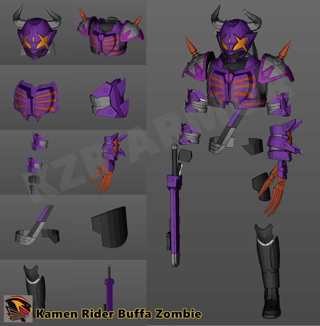 Kamen Rider Buffa Zombie - Foam Template - Etsy