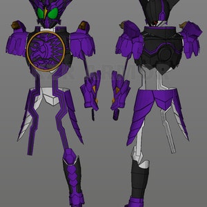 Kamen Rider Putotyra Combo Cosplay EVAFOAM Template - Etsy