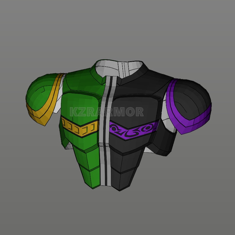 Kamen Rider Double Cyclone Joker Cosplay Foam Template - Etsy