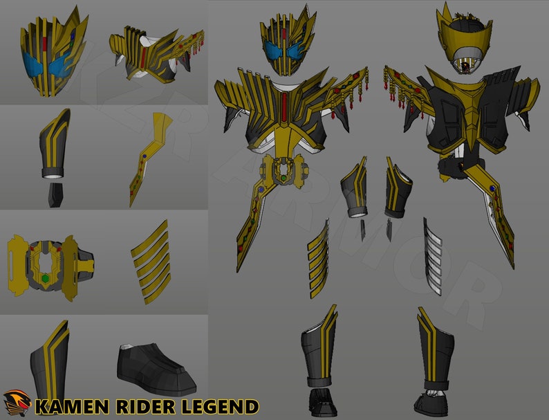 Kamen Rider Legend Cosplay EVAFOAM Template - Etsy