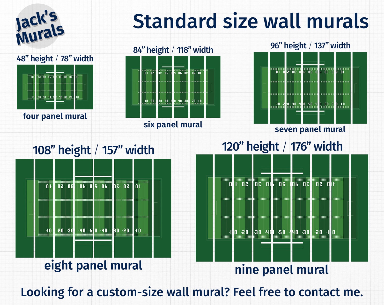 Football Wallpaper Mural American Football Wall Mural Peel - Etsy