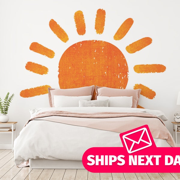 Sun Wall Mural - Etsy