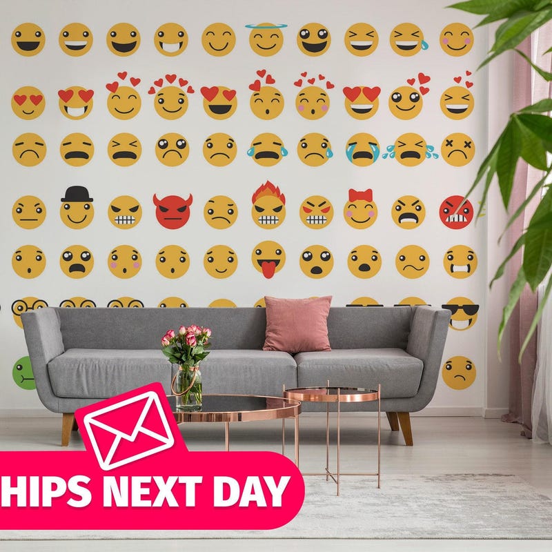 Emoji Wall Decal - Etsy