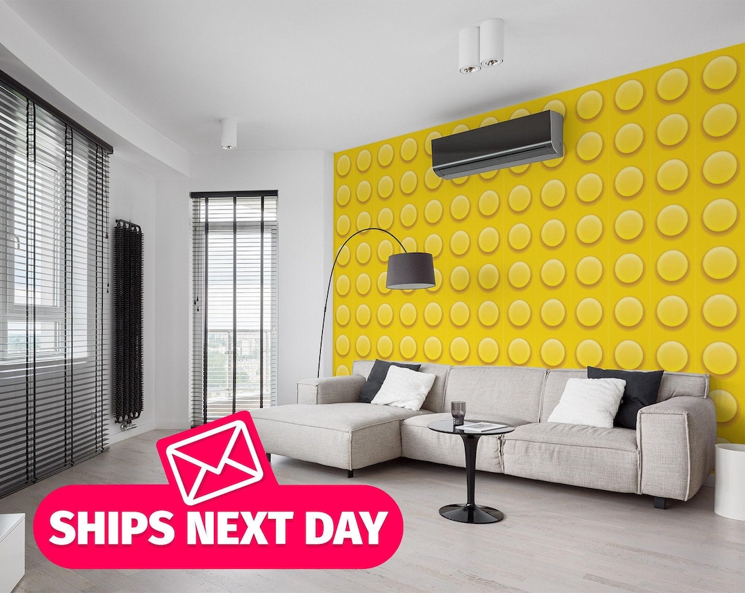 Toy Blocks Wallpaper Mural, Lego-style, Removable Vinyl or Fabric - Etsy