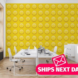Toy Blocks Wallpaper Mural, Lego-style, Removable Vinyl or Fabric - Etsy