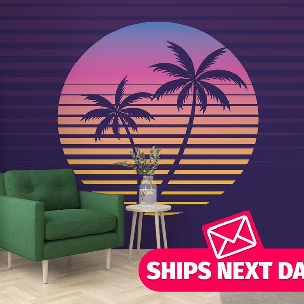 Sunset Wall Mural - Etsy