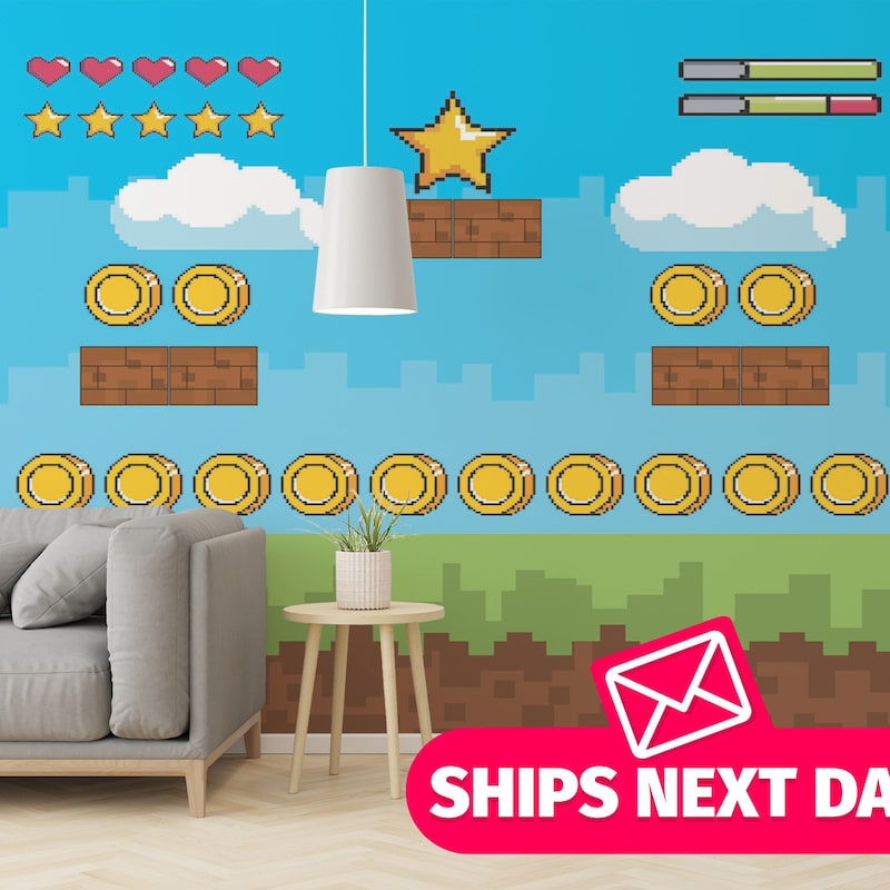 Super Mario Murals - Etsy