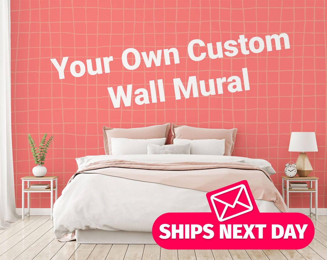 Custom Photo Wall Mural / Your Photo Wallpaper Mural, Peel and Stick ...