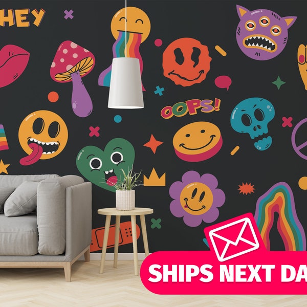 Trippy Wall Decor - Etsy