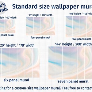 Gradient / Ombré Mural, Peel and Stick Removable Vinyl or Fabric, Non ...