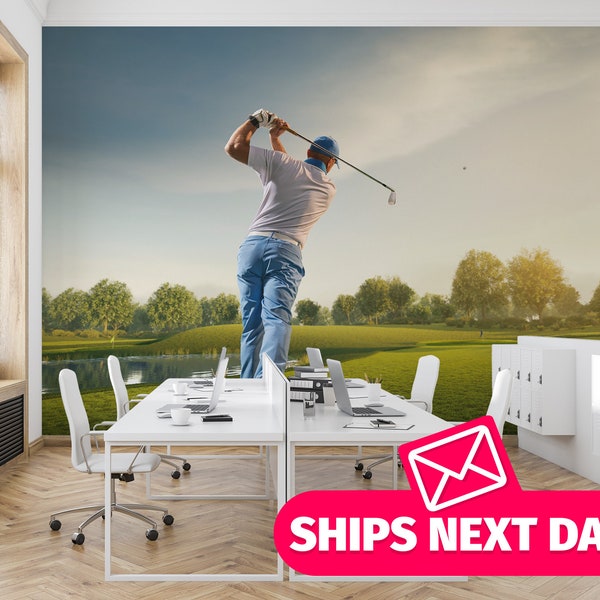 Peel and Stick Wallpaper Golf - Etsy